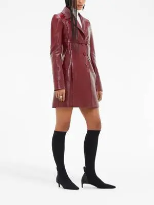 COURREGES Heritage Belted Vinyl Coat