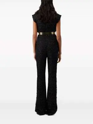 Giambattista Valli Metallic-threading Bouclé Jumpsuit