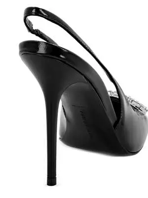 Philipp Plein Buckle-detail Leather Pumps