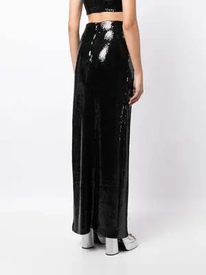 Galvan Sequin-embellished Maxi Skirt - Black