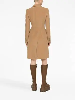 Dolce & Gabbana Single-breasted Midi Coat - Neutrals