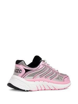 Kenzo Pace Logo-patch Sneakers - Grey