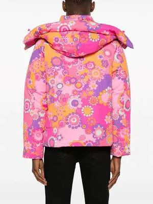 ERL Floral-print Padded Jacket - Pink