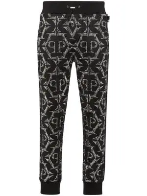 Philipp Plein Logo-print Cotton Track Pants