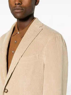 Boglioli Single-breasted Corduroy Suit