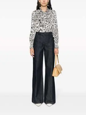 Diane Von Furstenberg Tina Heart-pattern Shirt