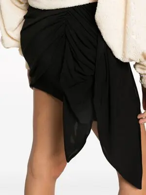 REV Mid-rise Draped Miniskirt