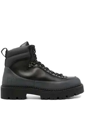 Tommy Hilfiger Panelled Leather Boots