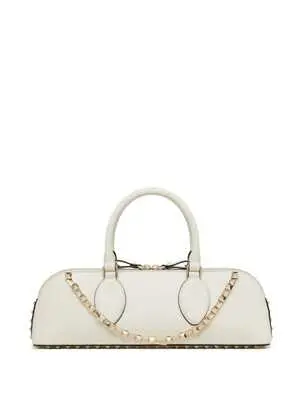 Valentino Garavani Rockstud E/w Tote Bag - White