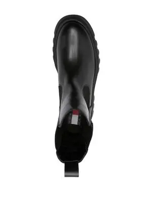Tommy Hilfiger 40mm Chelsea Boots - Black