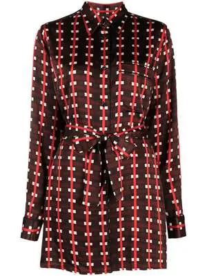 WALES BONNER Check-print Blouse