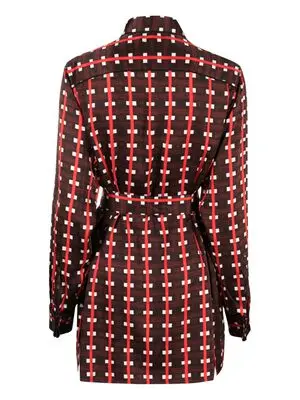 WALES BONNER Check-print Blouse