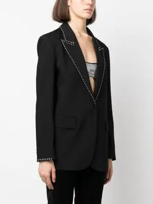 FORTE_FORTE Embellished Single-breasted Blazer