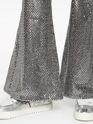 ERL Sequinned Flared Trousers