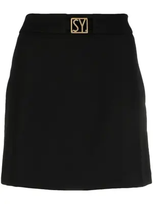 Seventy Logo-plaque A-line Mini Skirt