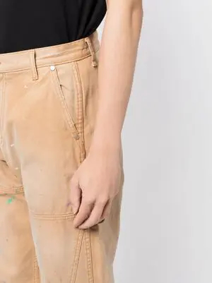 Rhude Chevron Painter Pants - Brown