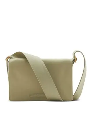 Burberry Embroidered Twill Shoulder Bag - Neutrals