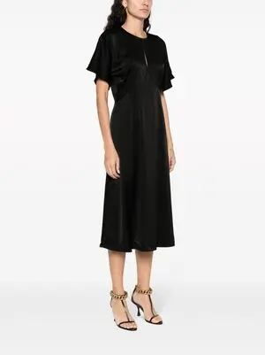 Michael Kors Flared Satin Midi Dress