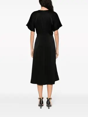 Michael Kors Flared Satin Midi Dress