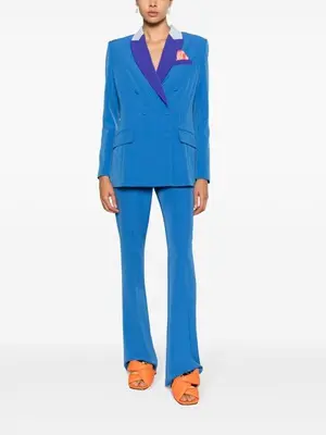 HEBE STUDIO Georgia Flared Tailored Trousers