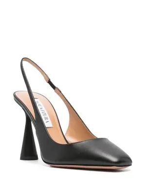 AQUAZZURA Amore 100mm Leather Pumps