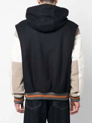 Dsquared2 Layered Hooded Varsity Jacket