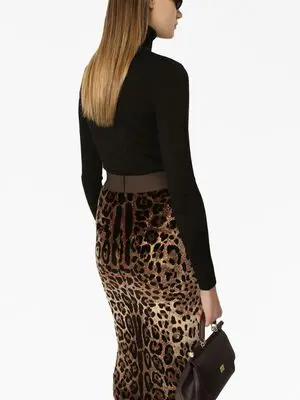 Dolce & Gabbana Roll-neck Cashmere Jumper - Black