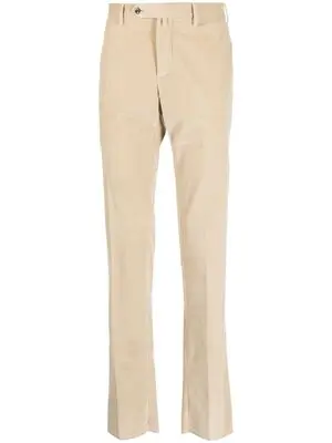 PT TORINO Corduroy Tapered Trousers - Neutrals