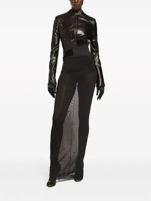 Dolce & Gabbana Zip-up Leather Biker Jacket