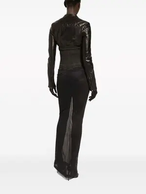 Dolce & Gabbana Zip-up Leather Biker Jacket