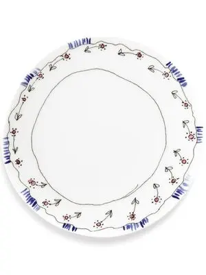 SERAX X Marni Midnight Flowers Dessert Plates - White