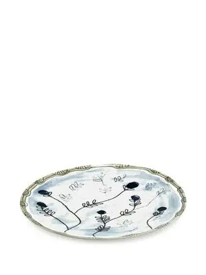 SERAX X Marni Midnight Flowers Dinner Plates - White