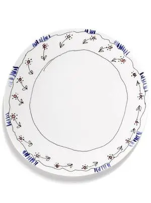 SERAX X Marni Midnight Flowers Dinner Plates - White