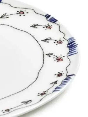 SERAX X Marni Midnight Flowers Dinner Plates