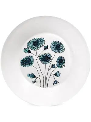 SERAX X Marni Midnight Flowers Deep Plates - White