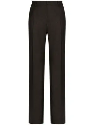 Dolce & Gabbana Straight-leg Stretch-wool Trousers