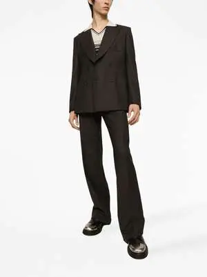 Dolce & Gabbana Straight-leg Stretch-wool Trousers