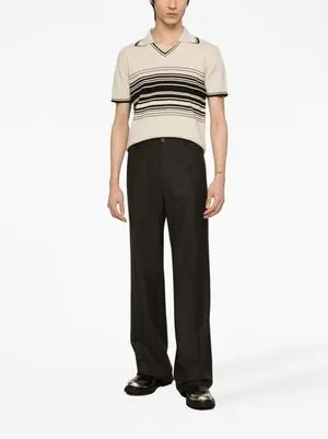 Dolce & Gabbana Straight-leg Stretch-wool Trousers