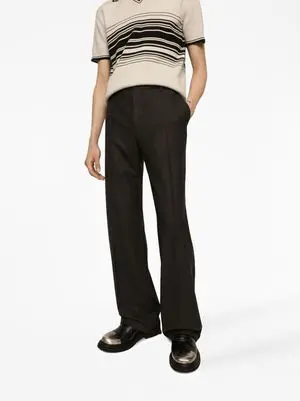 Dolce & Gabbana Straight-leg Stretch-wool Trousers