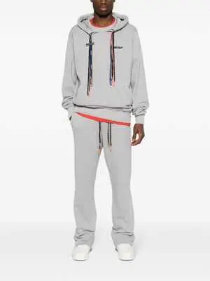 AMBUSH Multicord Drawstring Cotton Hoodie - Grey
