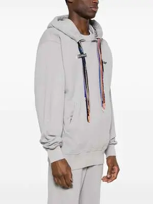 AMBUSH Multicord Drawstring Cotton Hoodie - Grey