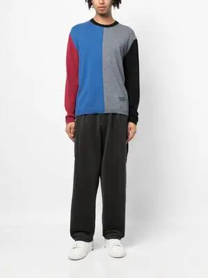 Maison Kitsuné Colour-block Jumper