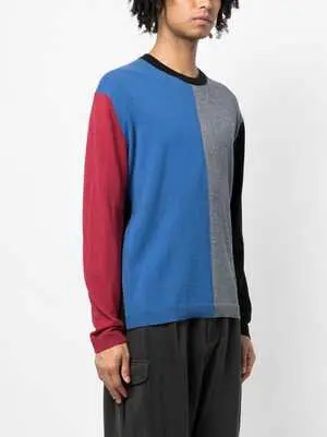 Maison Kitsuné Colour-block Jumper