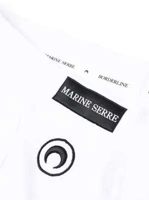 MARINE SERRE Logo-embroidered Fine-ribbed Boxers