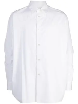 FUMITO GANRYU Long-sleeve Cotton Shirt