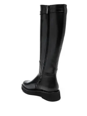 DOUCAL'S Buckled Knee-high Boots