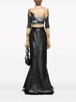 Coperni Graphic-print High-neck Top