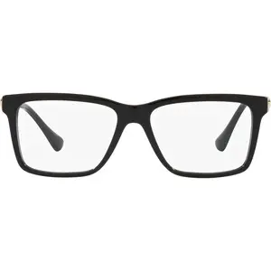Versace 56mm Rectangular Eyeglasses - Black