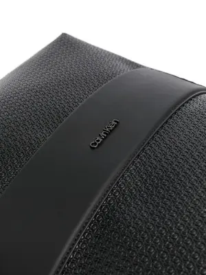 Calvin Klein Minimalism Logo-plaque Backpack - Black