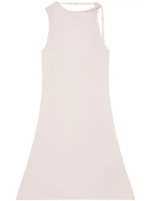 COURREGES Twist-detail A-line Minidress - Pink